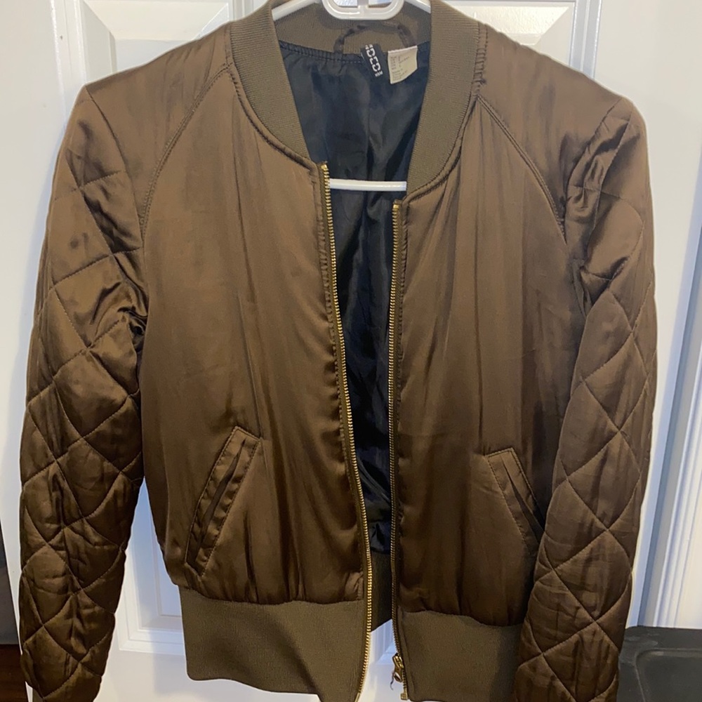 Olive Green Bomber Jacket - Gem